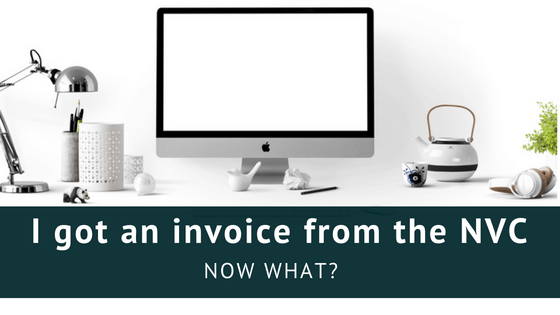 I got an invoice from the National Visa Center (NVC), what do I do next ...
